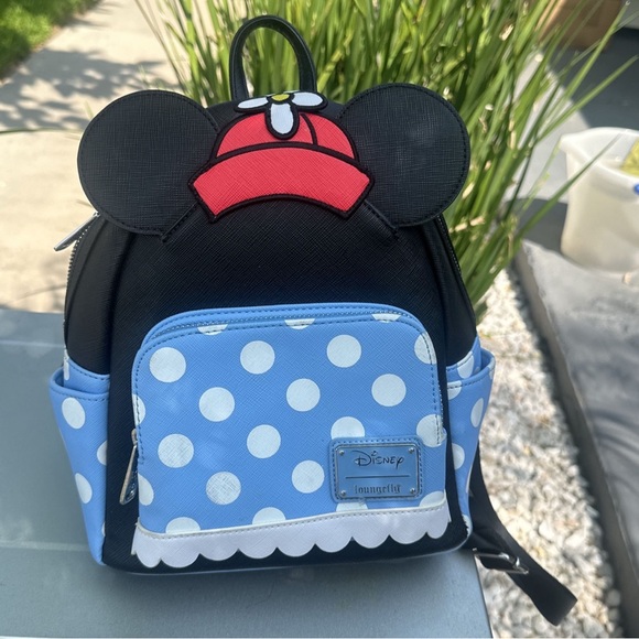 Disney | Bags | Disney Black And Blue Minnie Mouse Loungefly | Poshmark